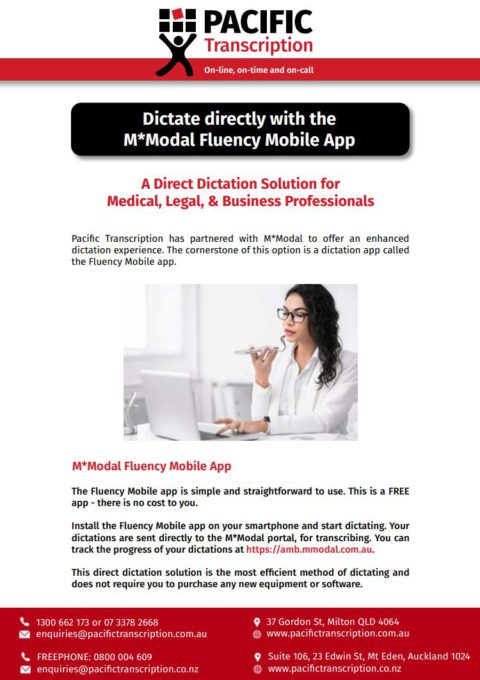 Brochures & Helpful Information | Pacific Transcription NZ